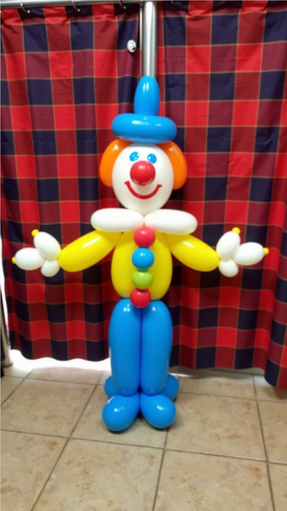 Clown Balloon Column - Castle Random