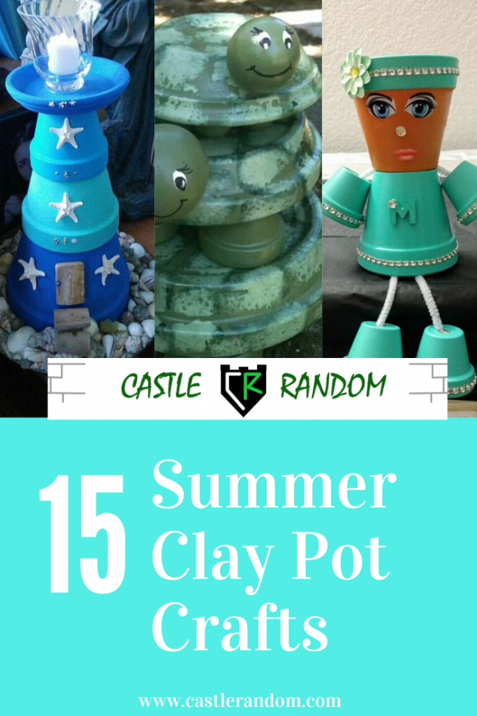 Summer Clay Pot Crafts - Castle Random