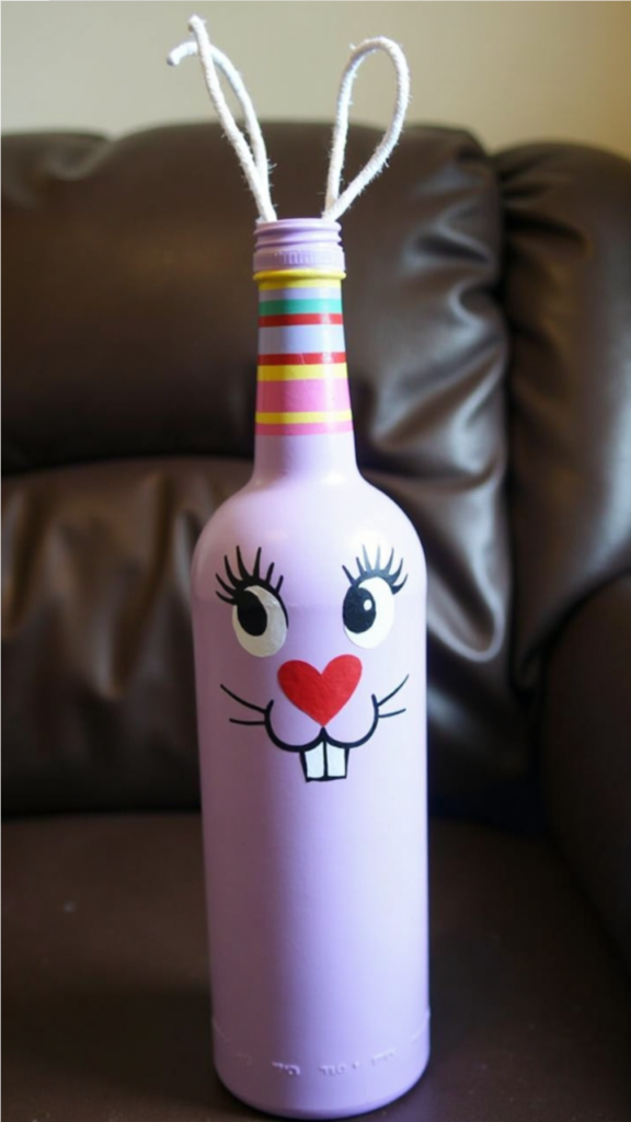 Learn how to Make Easter Wine Bottle Crafts - Castle Random